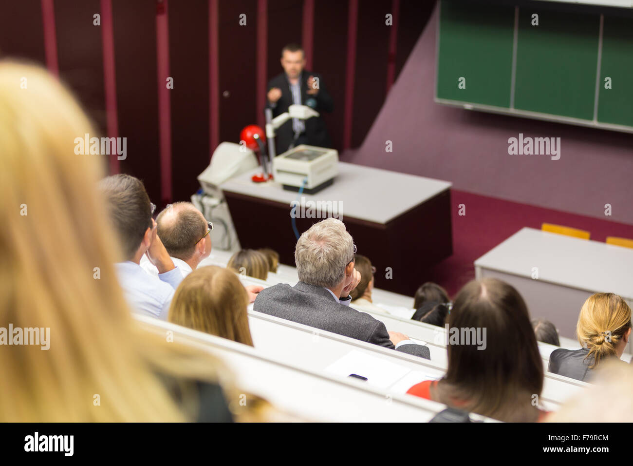 Lecture at university Stock Photo - Alamy