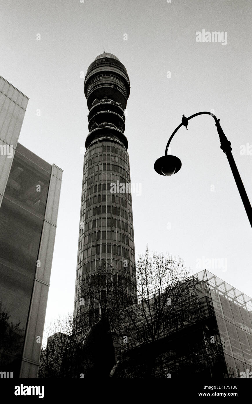 Post Office Bt Tower in London England Britain in the United Kingdom UK ...