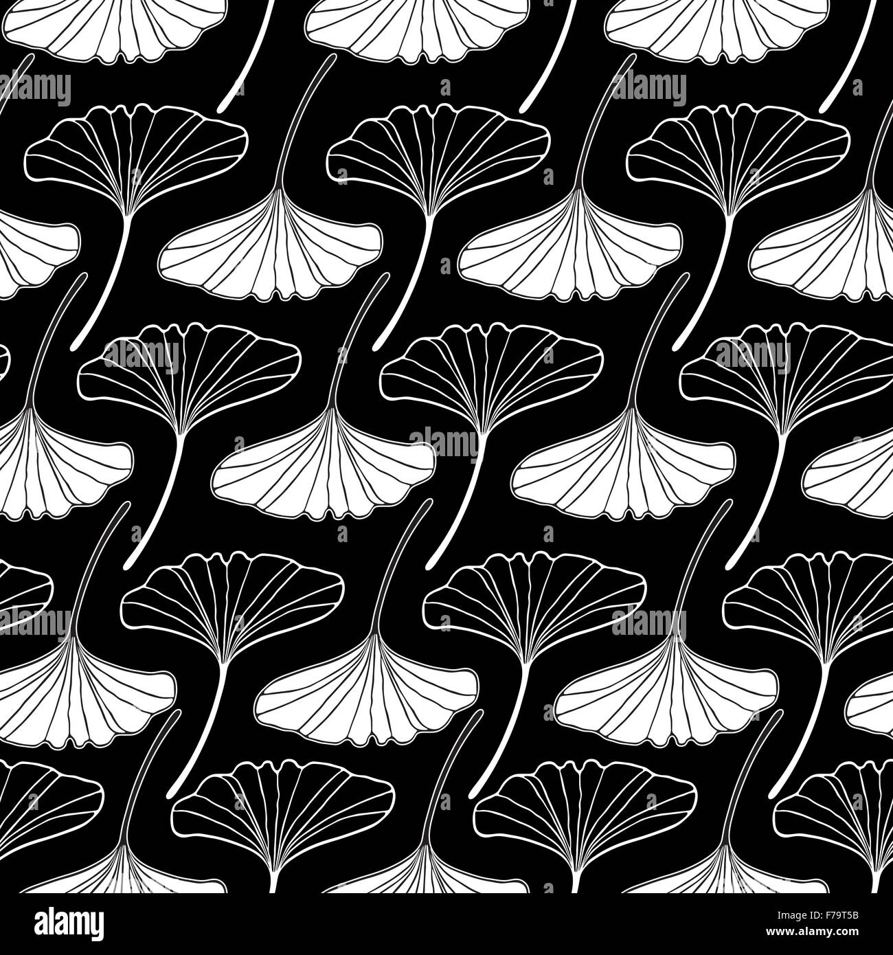 Gingko tree botanical illustration hi-res stock photography and images ...