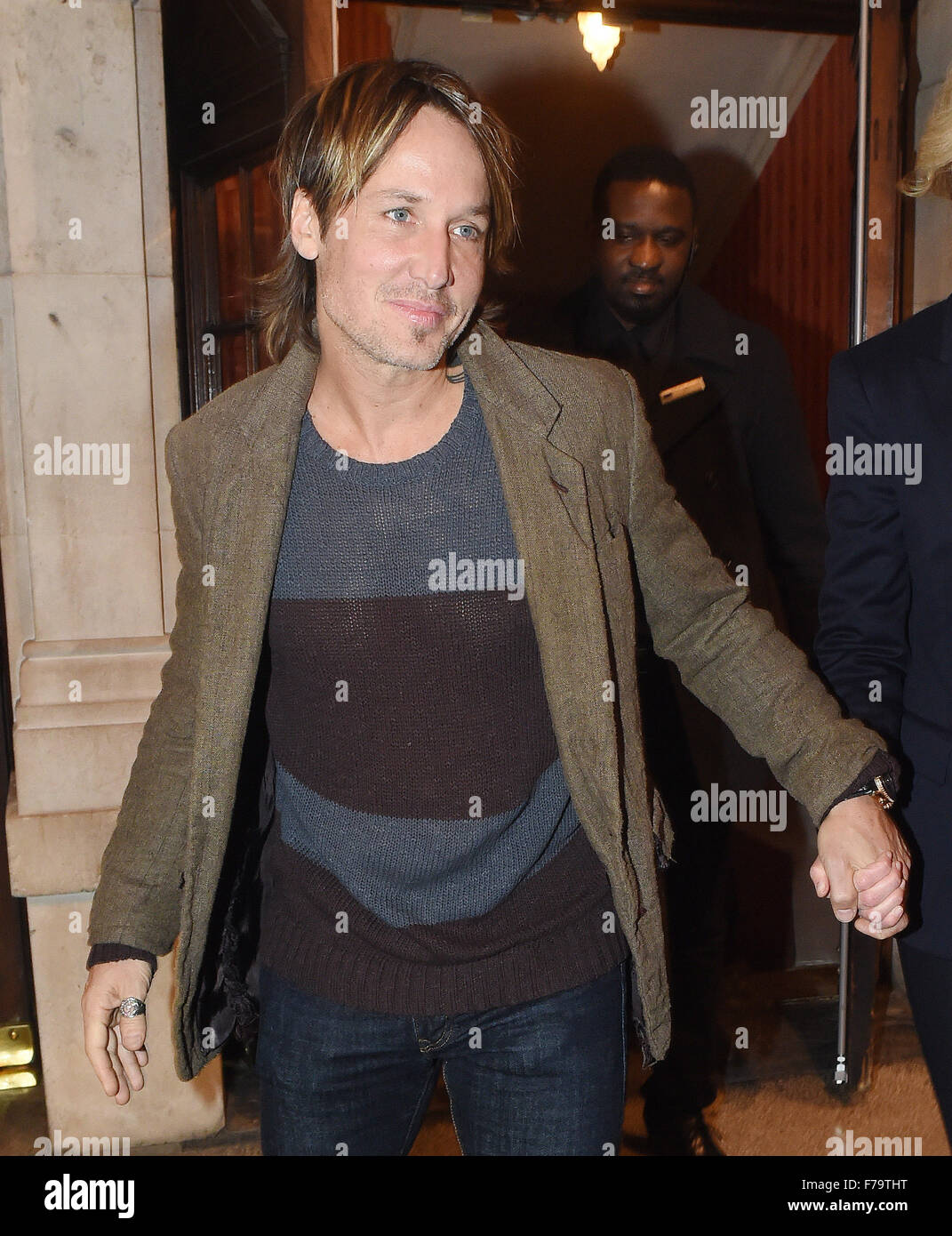 Nicole Kidman and her Husband Keith Urban seen leaving J Sheekeys ...