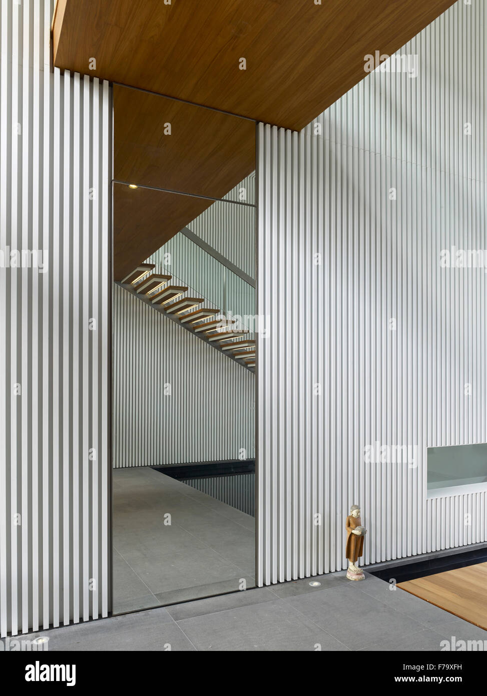 Interior hallway of a house in Cove Way, Sentosa, Singapore designed by ...