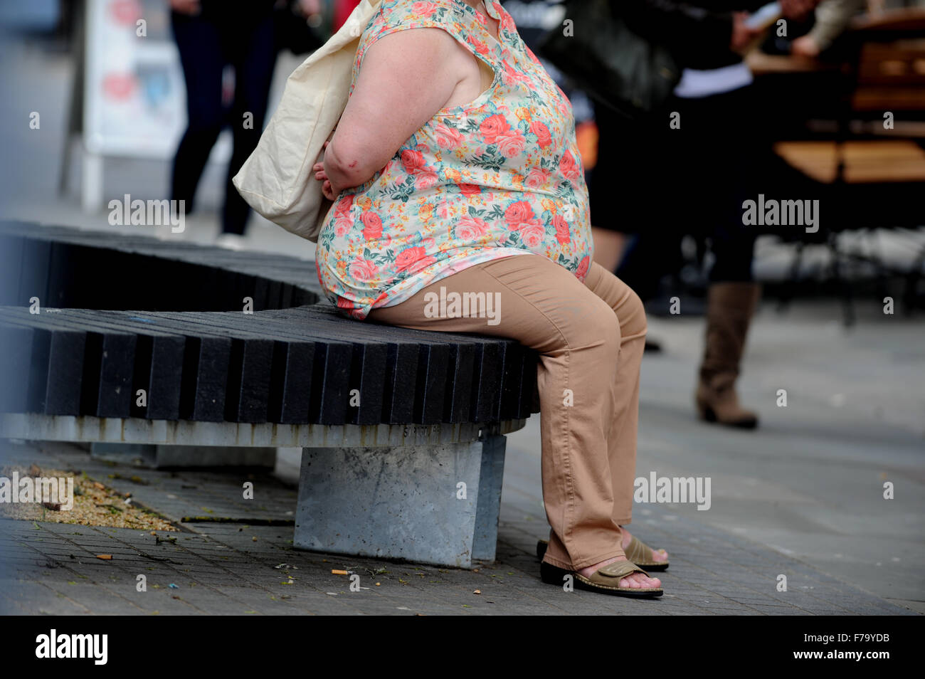 Overweight, fat,people .pictured, people not identified Stock Photo - Alamy