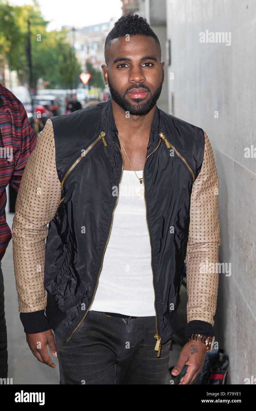 Jason Derulo pictured arriving at the Radio 1 studio to perform on the ...
