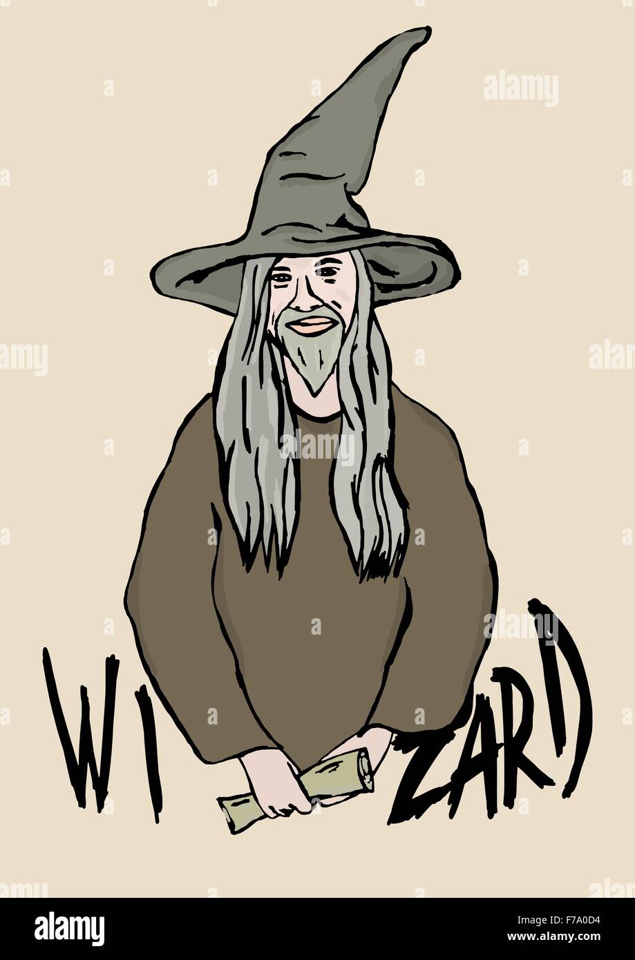 Wizard scroll hi-res stock photography and images - Alamy