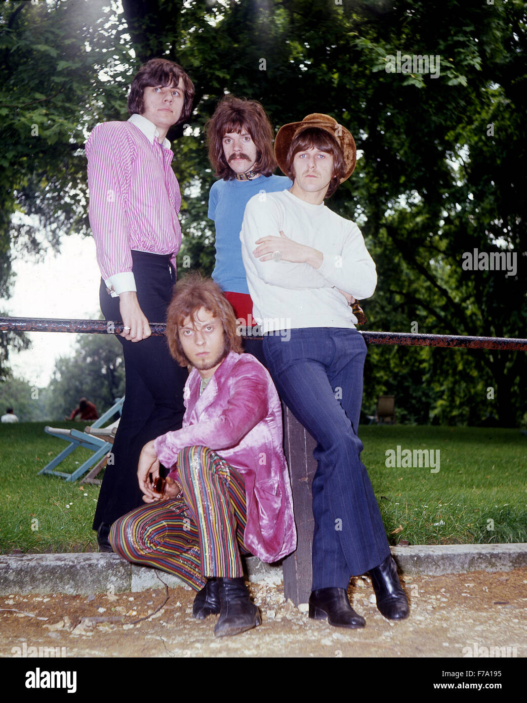 THE MOVE UK pop group in September 1967. From left: Bev Bevan, Trevor ...