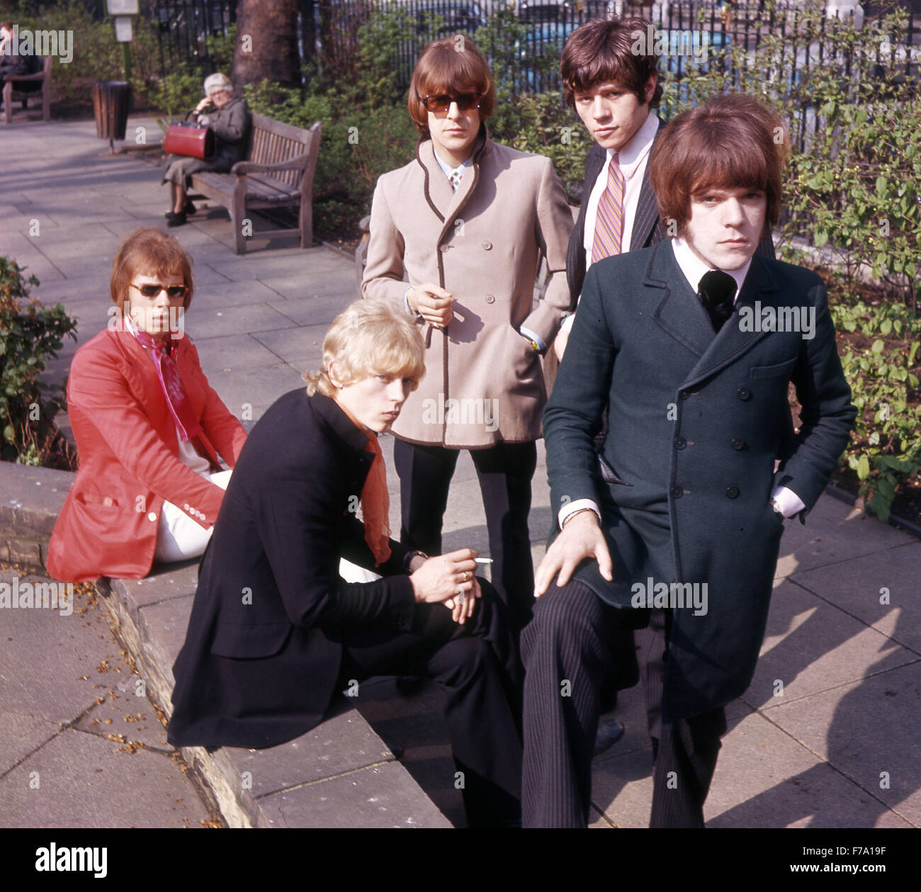 THE MOVE UK pop group in September 1967. From left: Trevor Burton, Ace ...