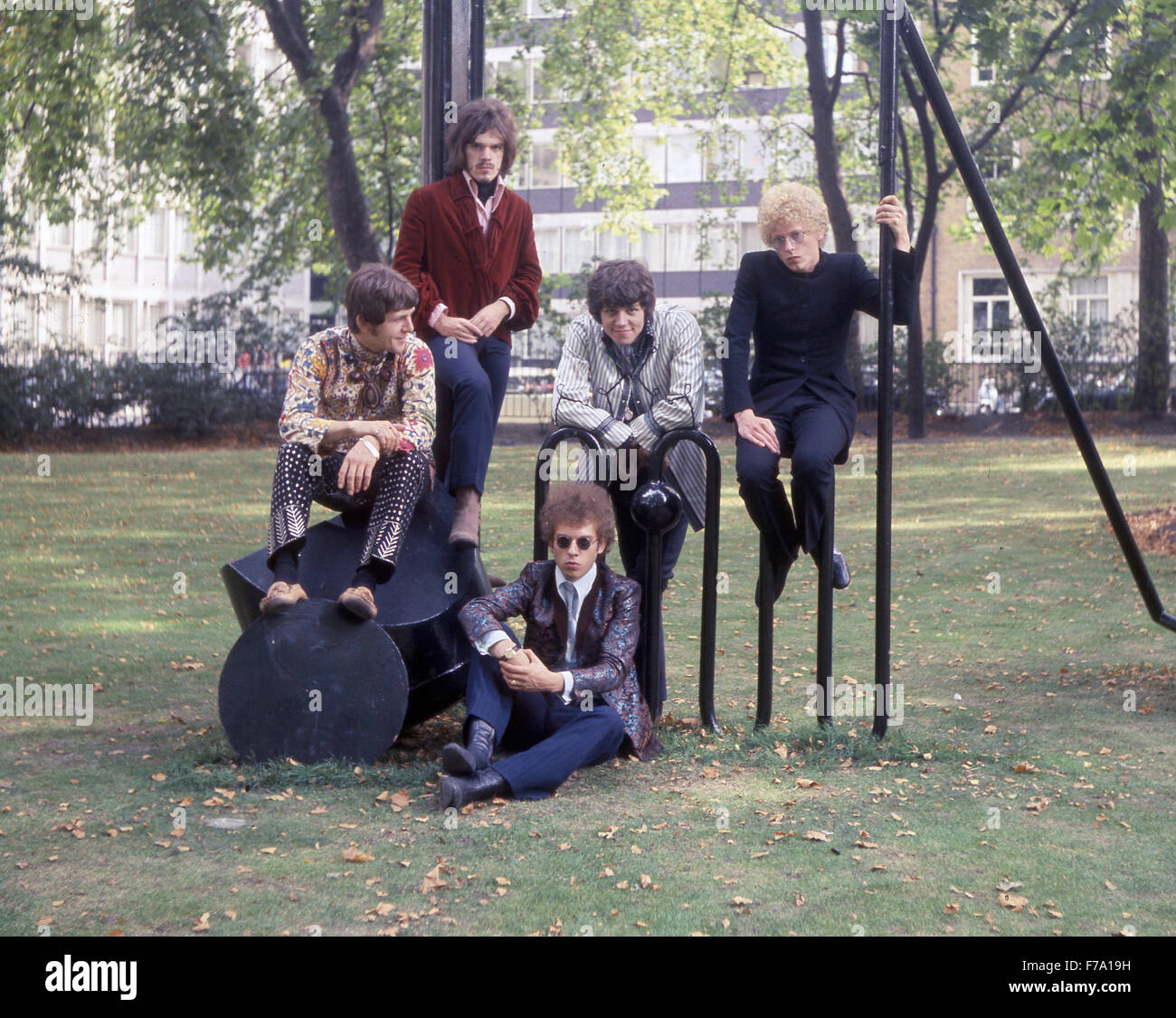 THE MOVE UK pop group in Hyde Park, London, in September 1967. from ...