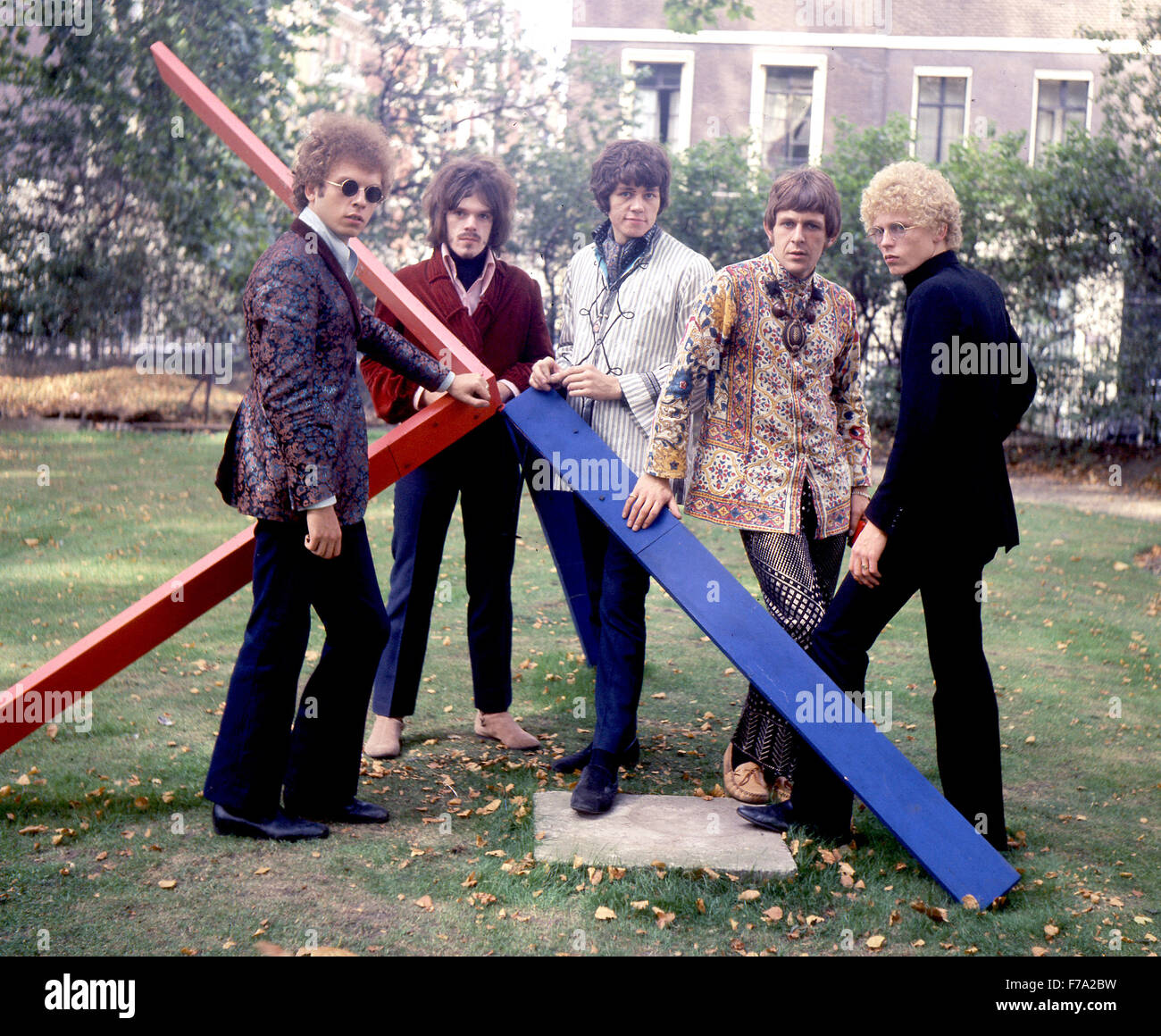THE MOVE UK pop group in September 1967. From left: Trevor Burton, Roy ...