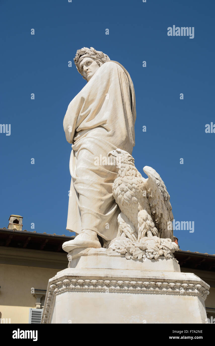 Dante's statue in Florence Stock Photo - Alamy