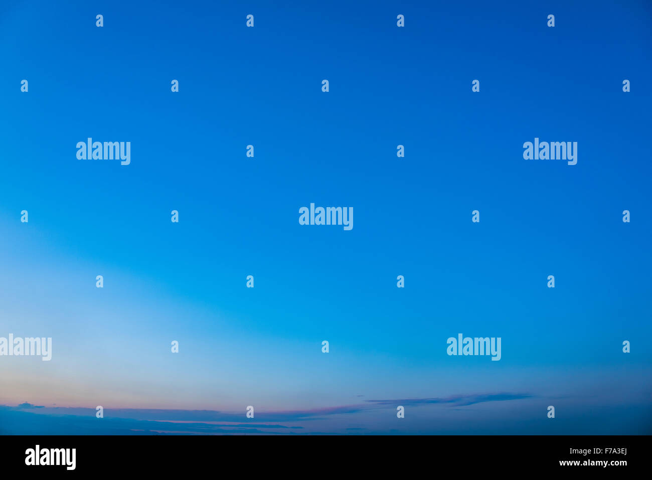 Gradation of Sky in the evening Stock Photo - Alamy