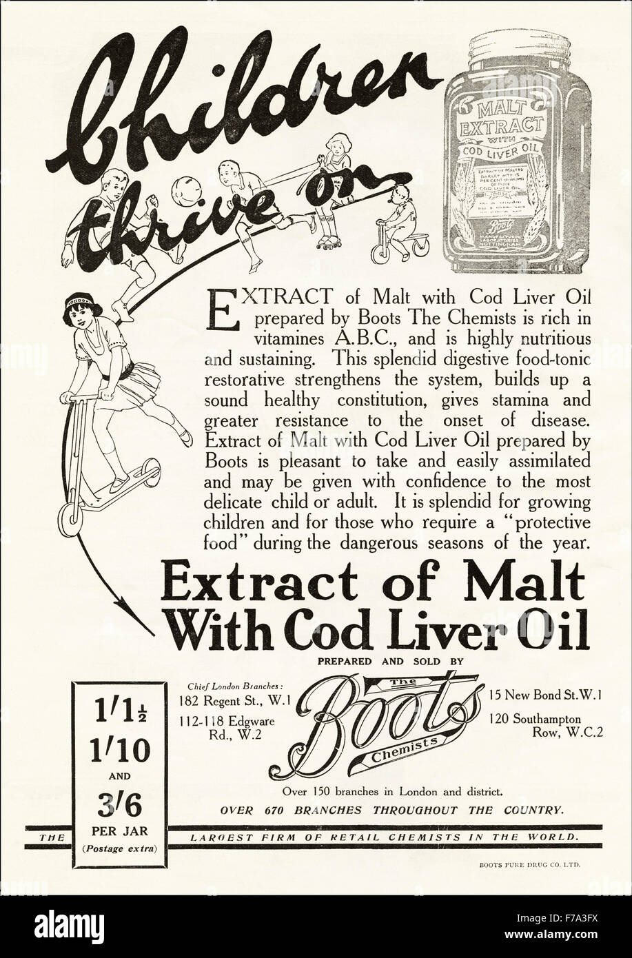 Cod liver oil vintage hi-res stock photography and images - Alamy