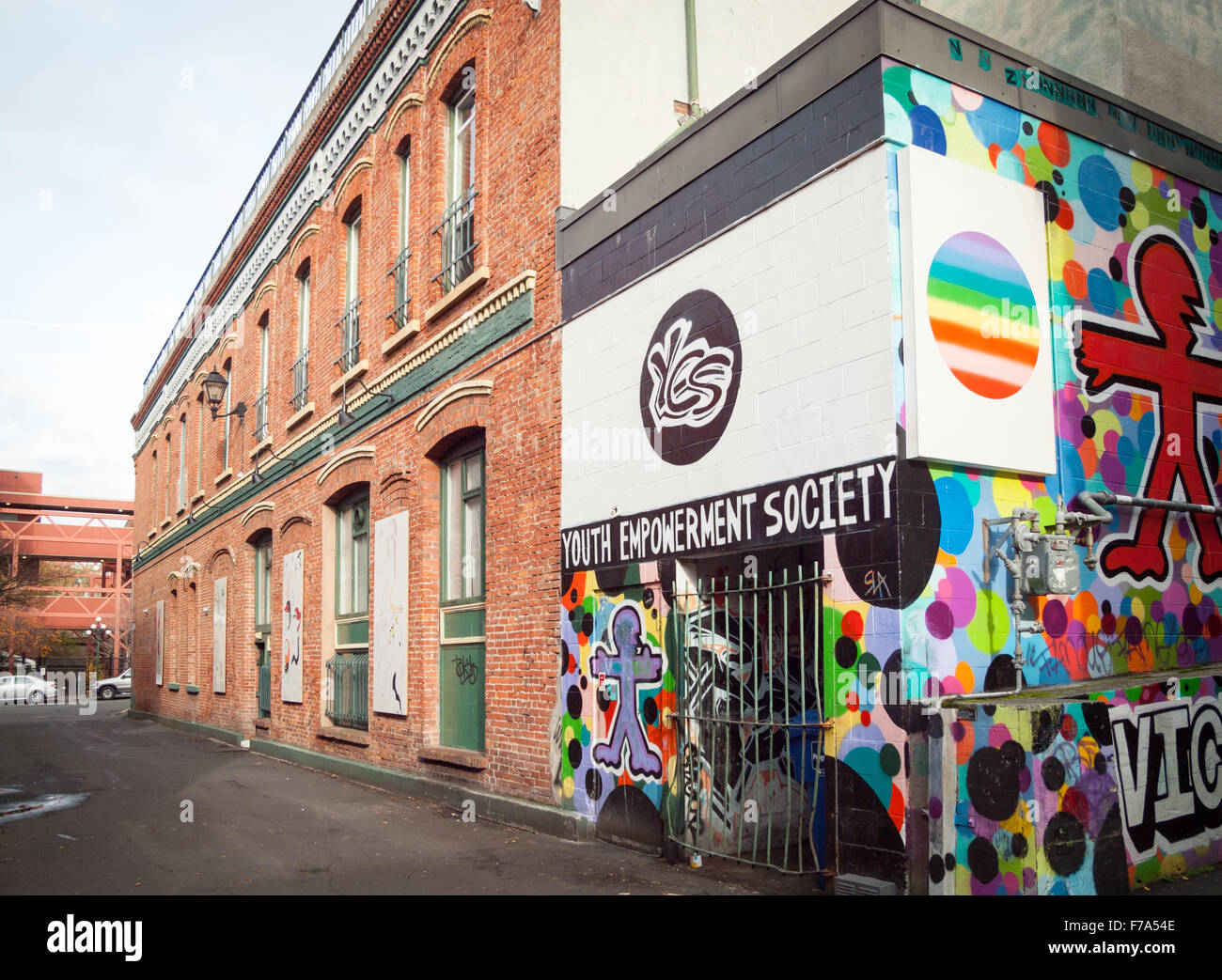 Victoria youth empowerment society yes shelter urban art mural hi-res ...