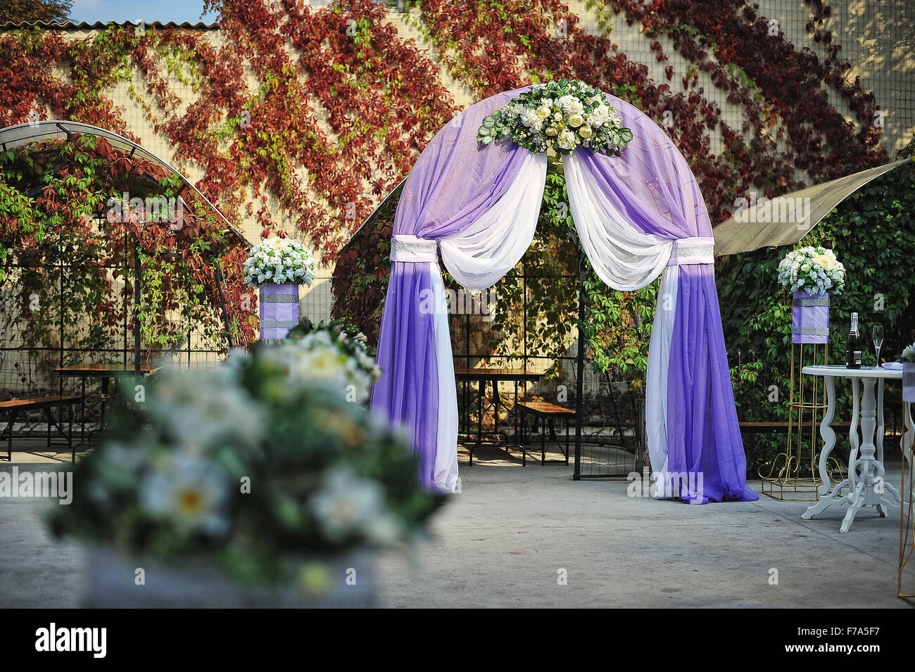 Purple And White Wedding Backgrounds