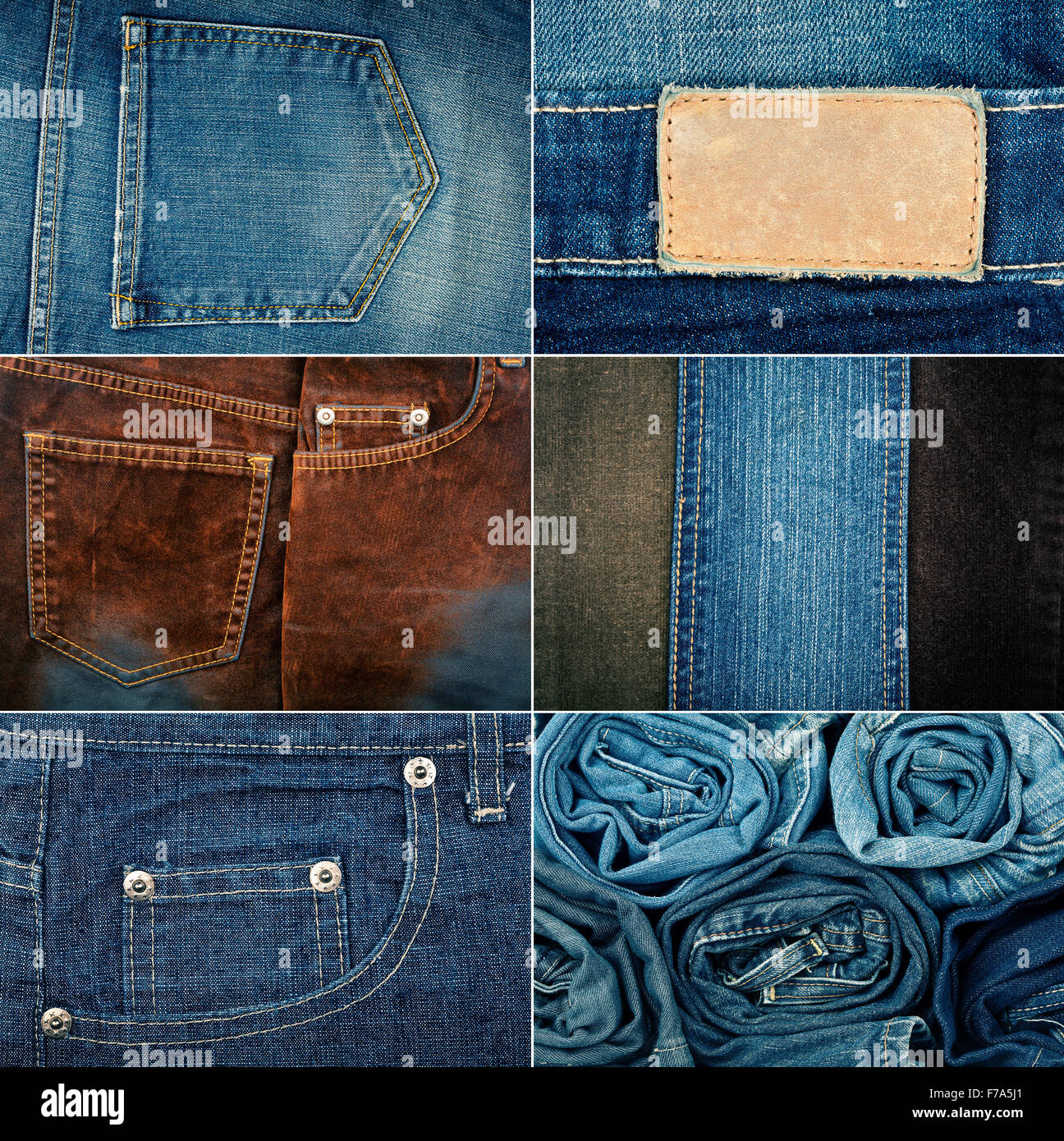 Big size set of jeans textures backgrounds Stock Photo - Alamy