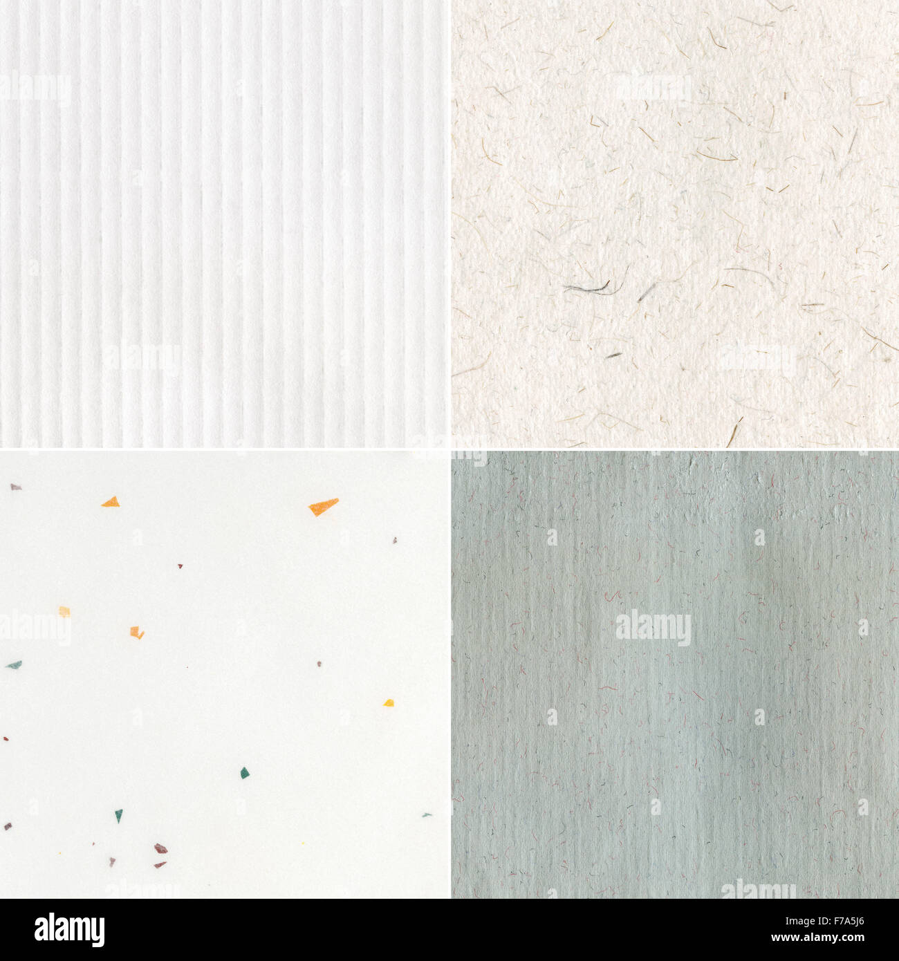 Set of handmade paper textures Stock Photo - Alamy
