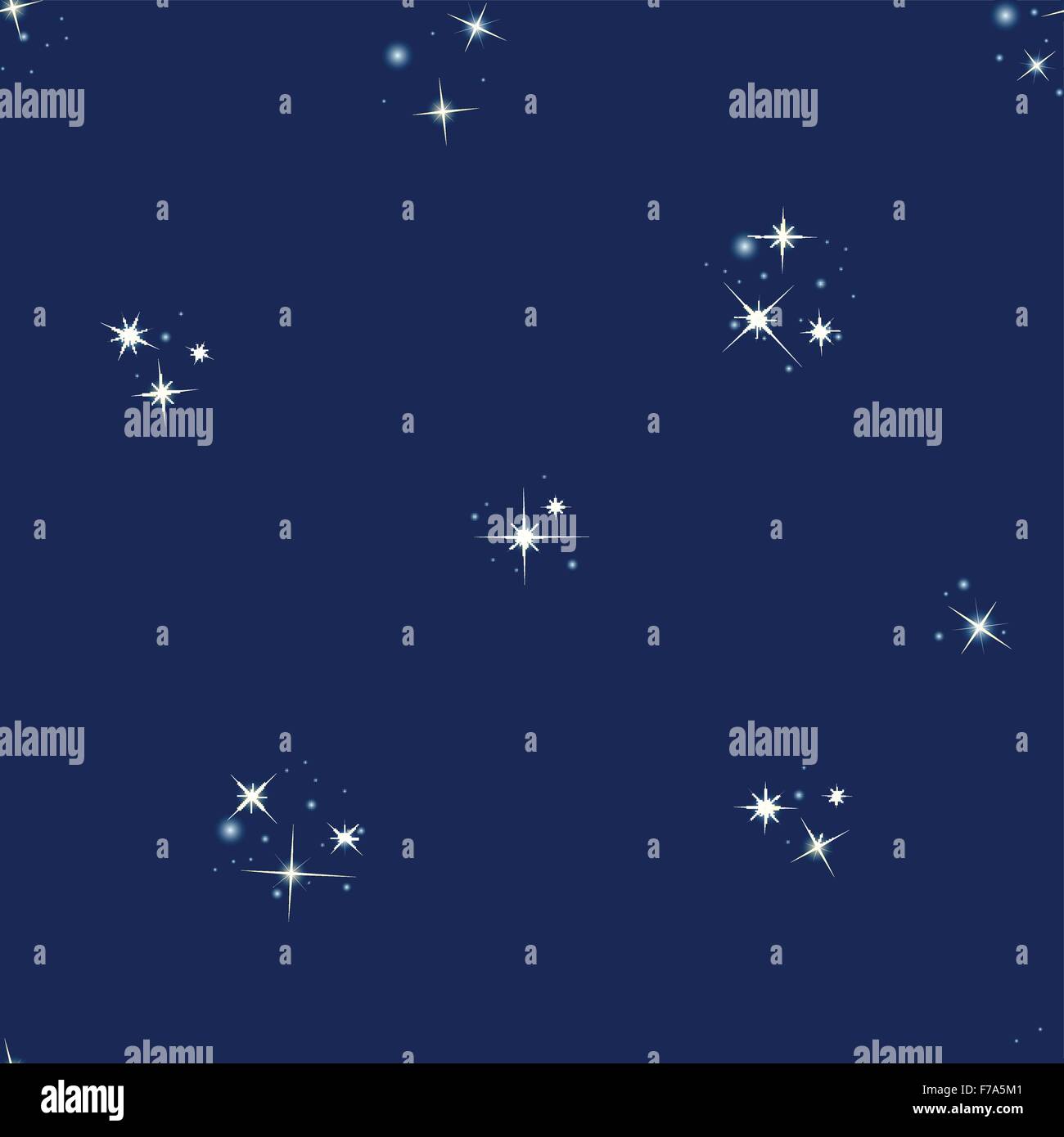 Starry sky seamless pattern Stock Vector Image & Art - Alamy