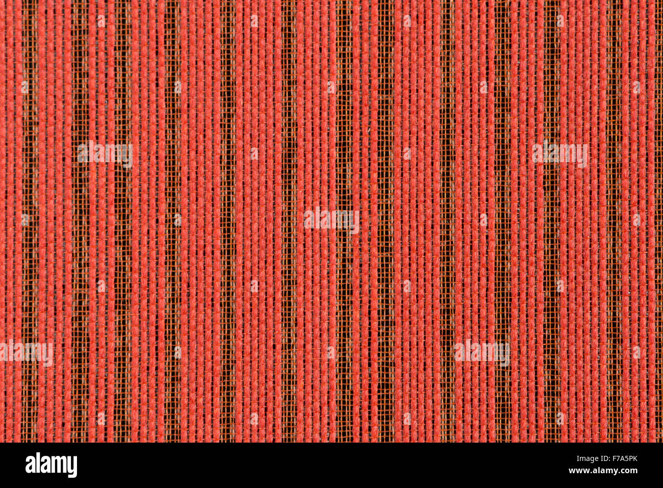 Closeup detail of Red striped fabric texture background Stock Photo - Alamy