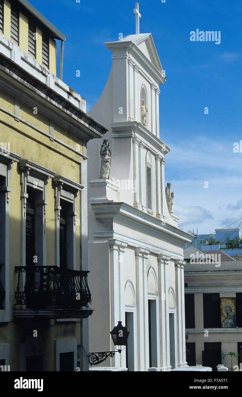 Cathedral de San Juan, Old San Juan, Puerto Rico Stock Photo - Alamy