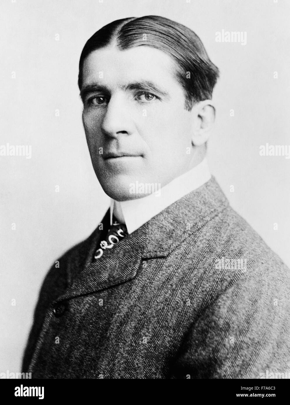 Vintage portrait photo of American boxer James J Corbett (1866 - 1933 ...