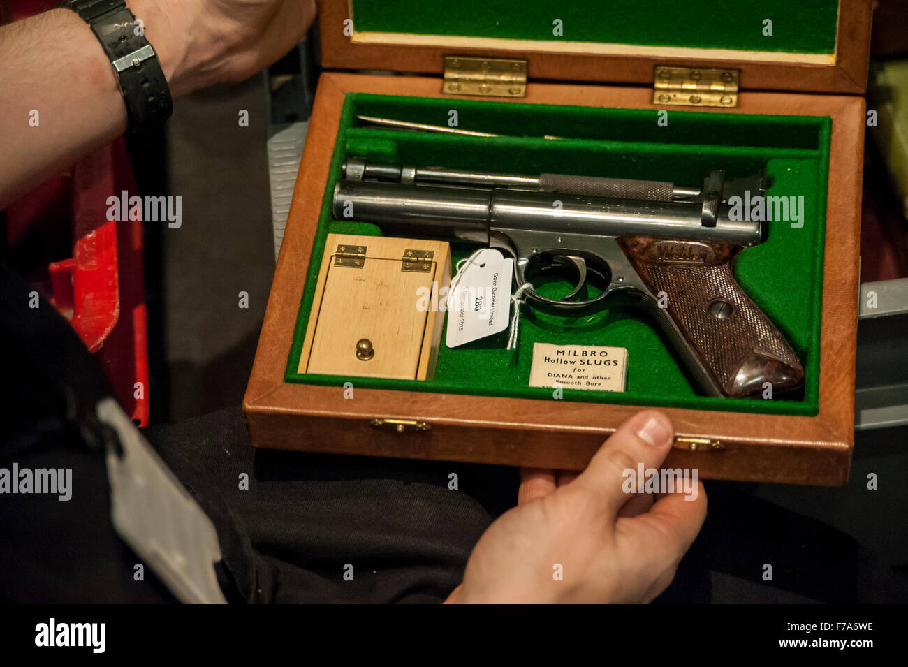 London, UK. 27 November 2015. Preview of the "Guns made for Royalty and ...