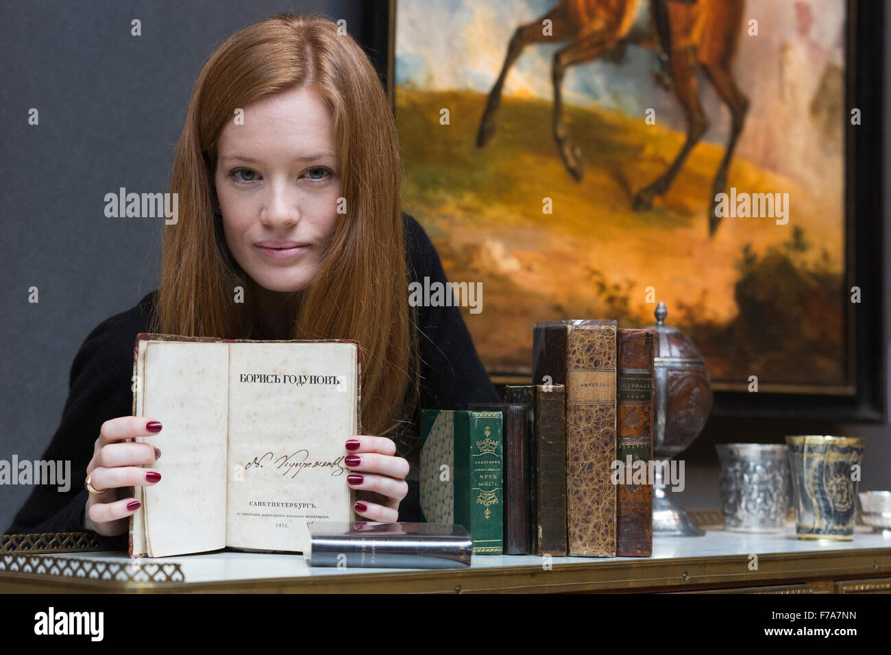 Pushkin manuscript hi-res stock photography and images - Alamy