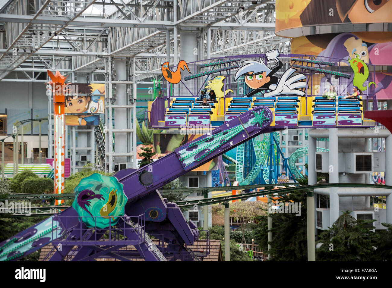 Nickelodian Universe, Mall of America, Minneapolis, Minnesota, USA ...