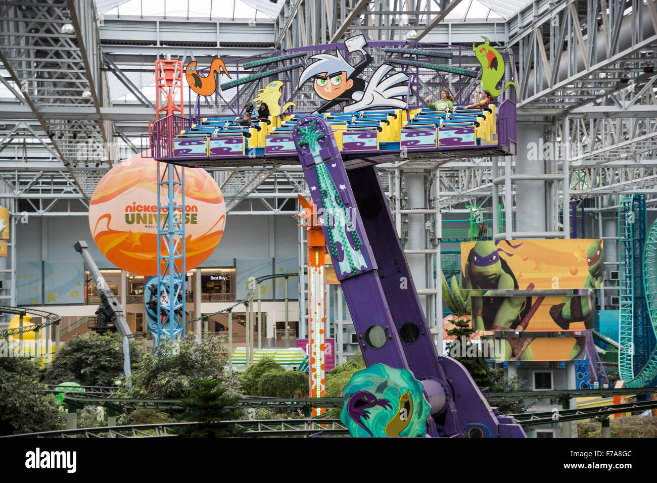 Nickelodian Universe, Mall of America, Minneapolis, Minnesota, USA ...