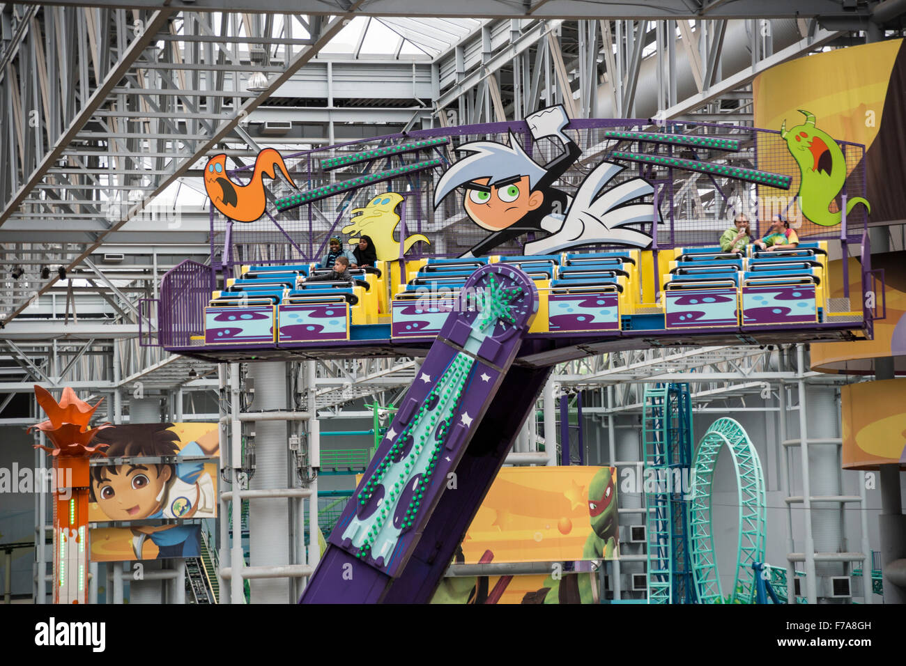 Nickelodian Universe, Mall of America, Minneapolis, Minnesota, USA ...