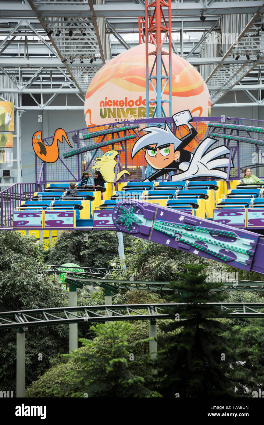 Nickelodian Universe, Mall of America, Minneapolis, Minnesota, USA ...