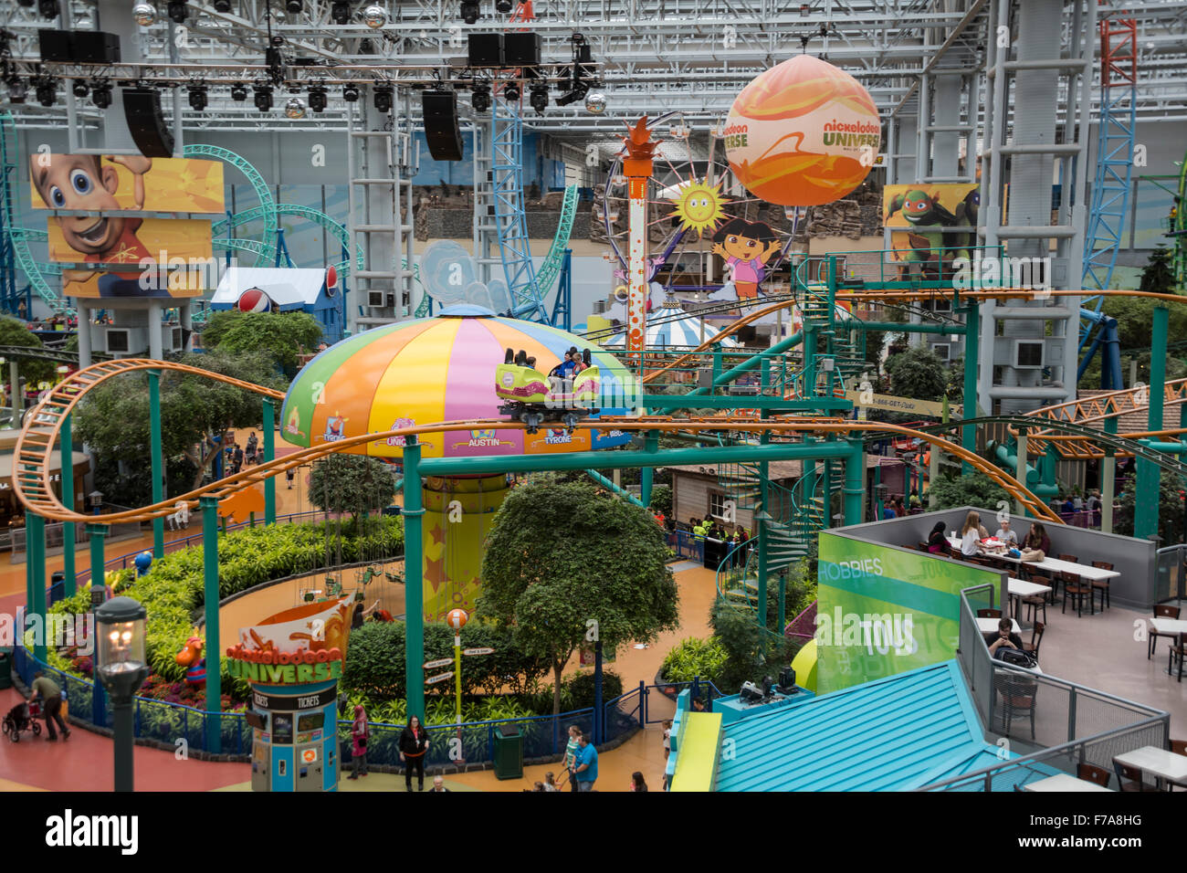 Nickelodian Universe, Mall of America, Minneapolis, Minnesota, USA ...