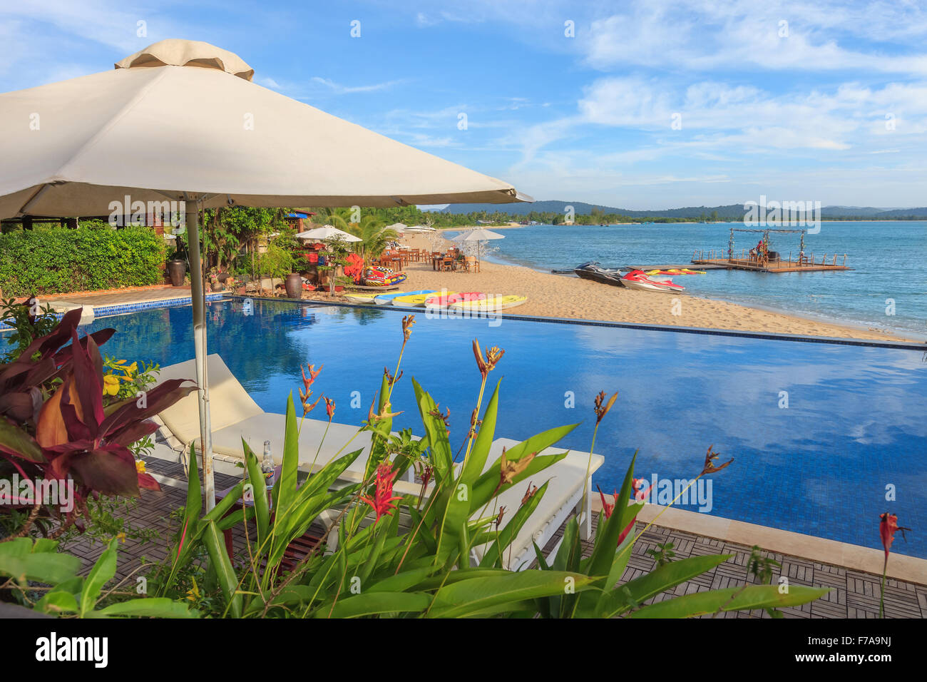 Beautiful tropical asian beach Stock Photo - Alamy