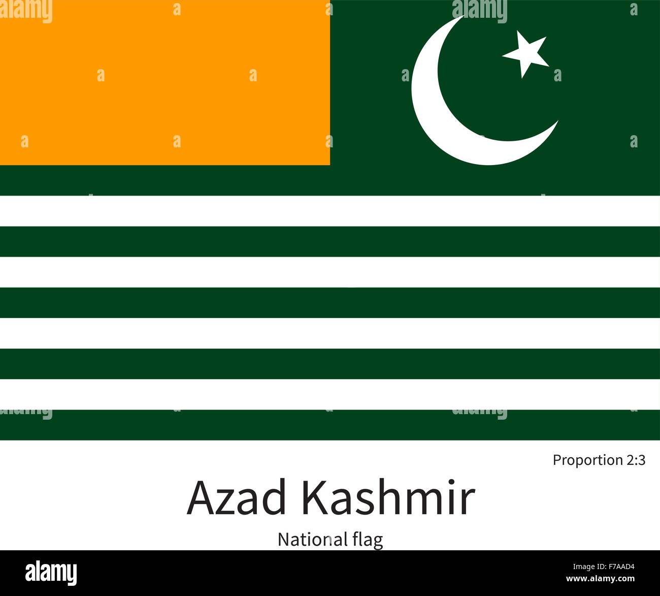 Azad kashmir flag hi-res stock photography and images - Alamy