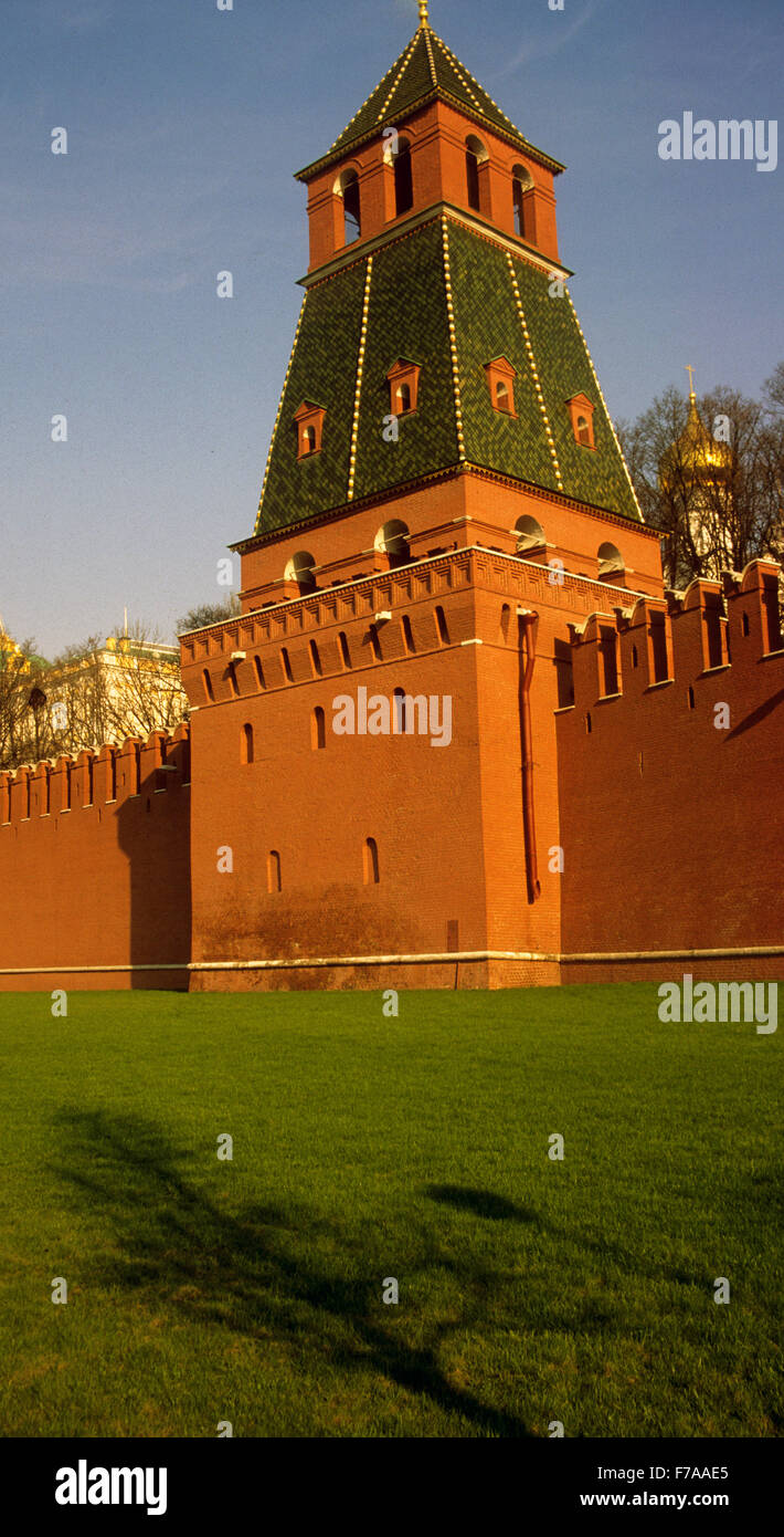 Moscow Russia Europe Kremlin First Unnamed Tower Stock Photo - Alamy