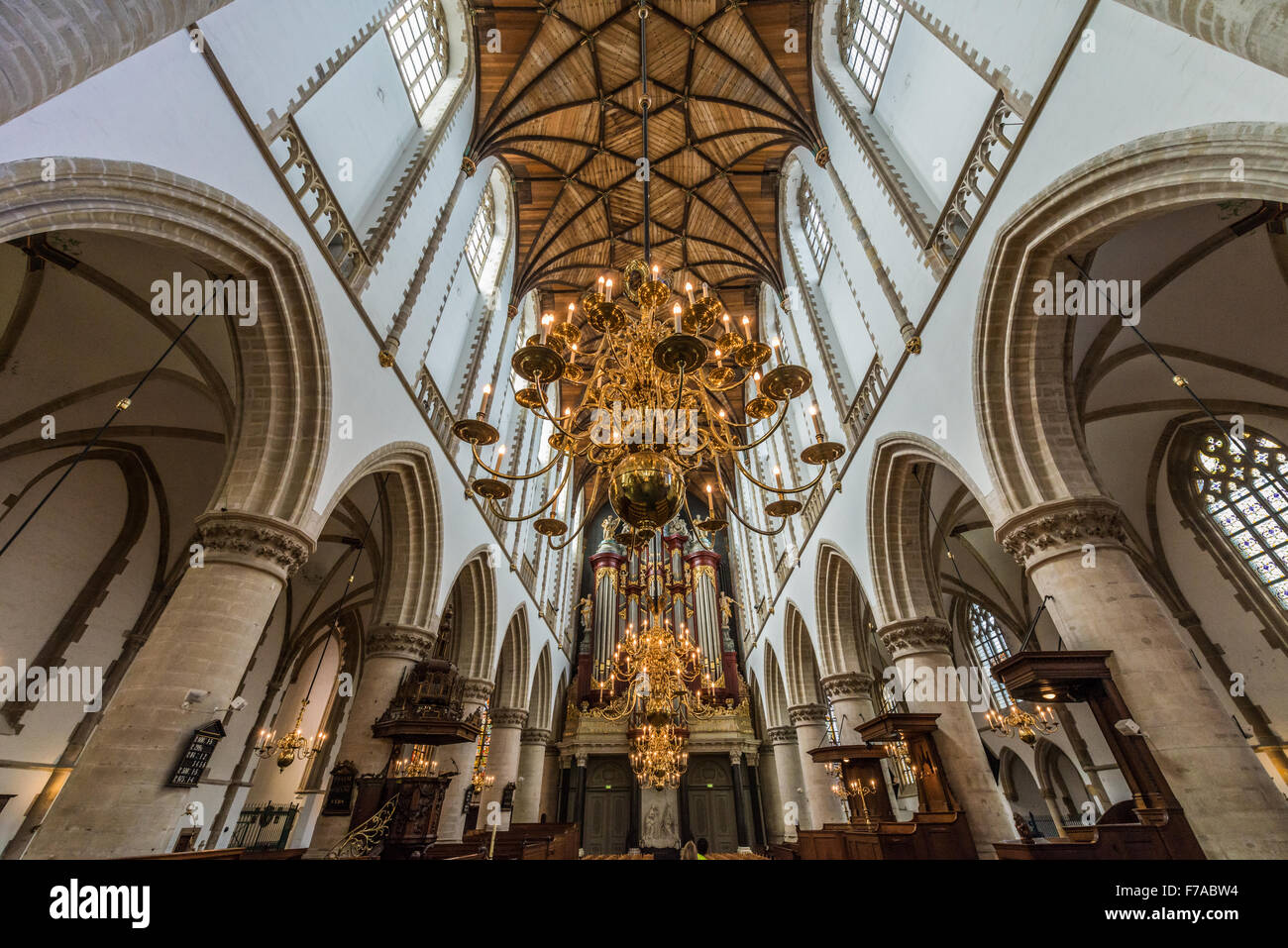 The Sint Bavo Church in Haarlem which is the biggest Church in the ...