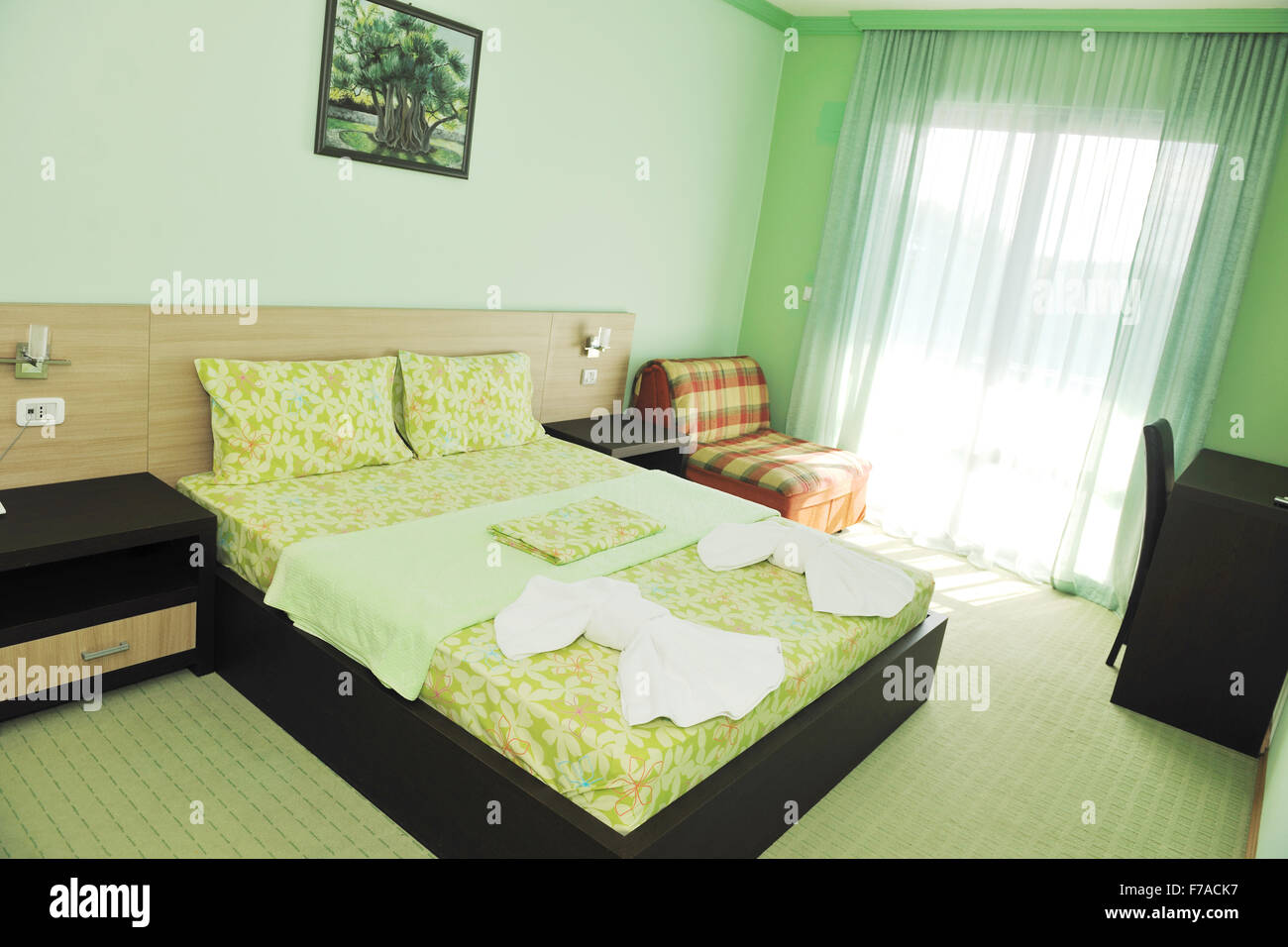 fresh and clean hotel room indoor Stock Photo - Alamy
