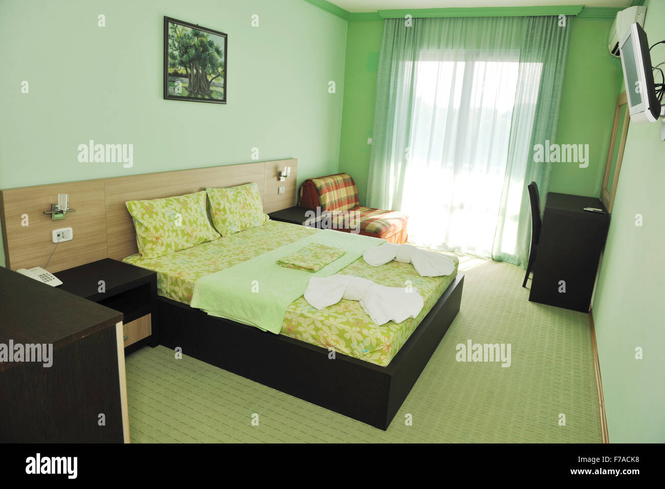 fresh and clean hotel room indoor Stock Photo - Alamy