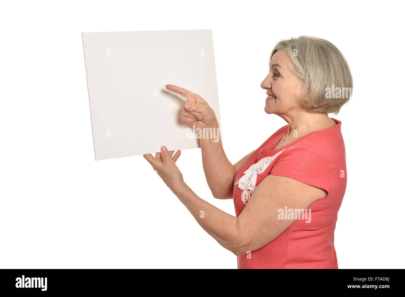 Ad advertising woman female Cut Out Stock Images & Pictures - Alamy