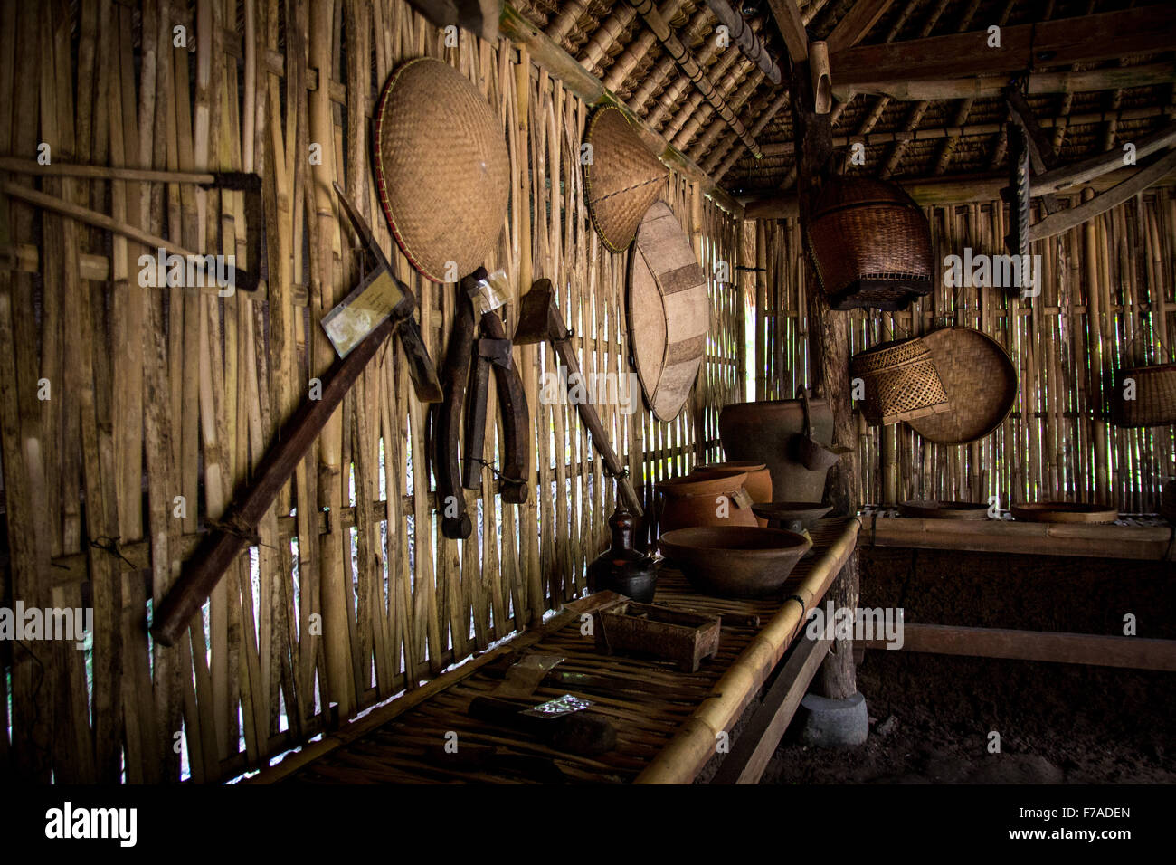 Tools at coffee plantation Stock Photo - Alamy