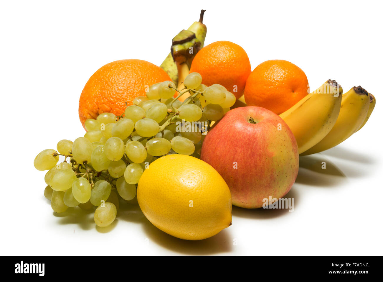 The photograph shows the fruits on white background Stock Photo - Alamy