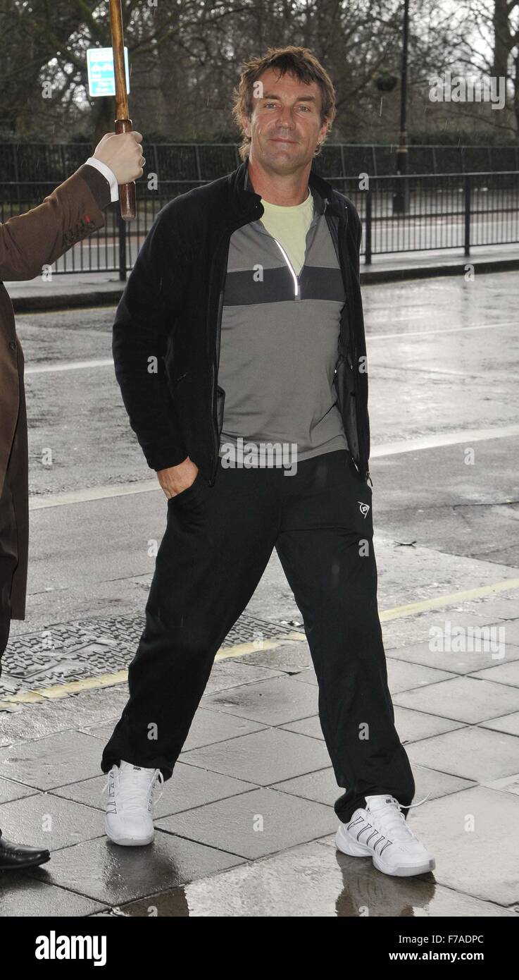 London. UK. Pat Cash attends the World Tennis Day Showdown press ...