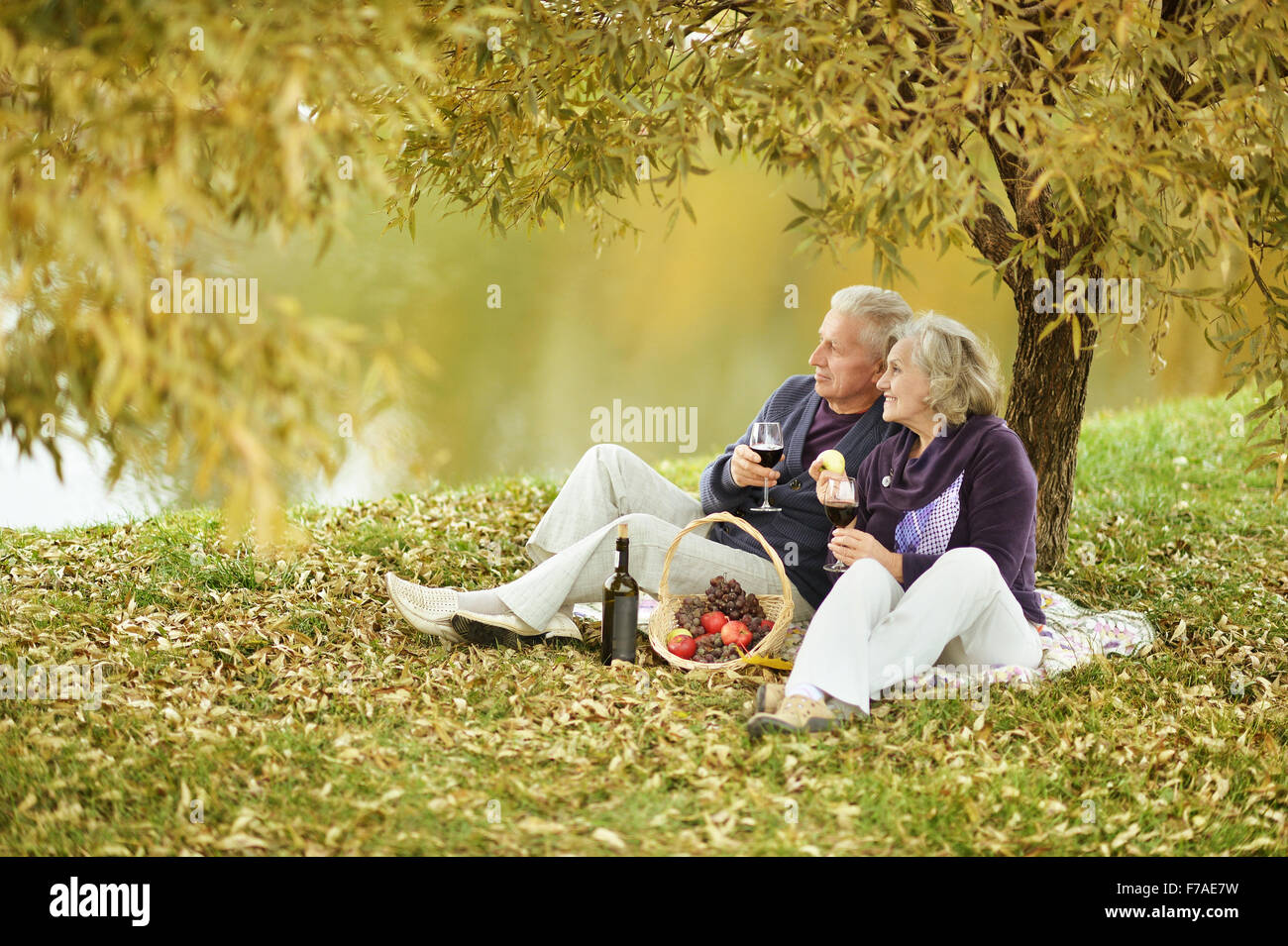 Relaxed adult age aged air autumn hi-res stock photography and images ...