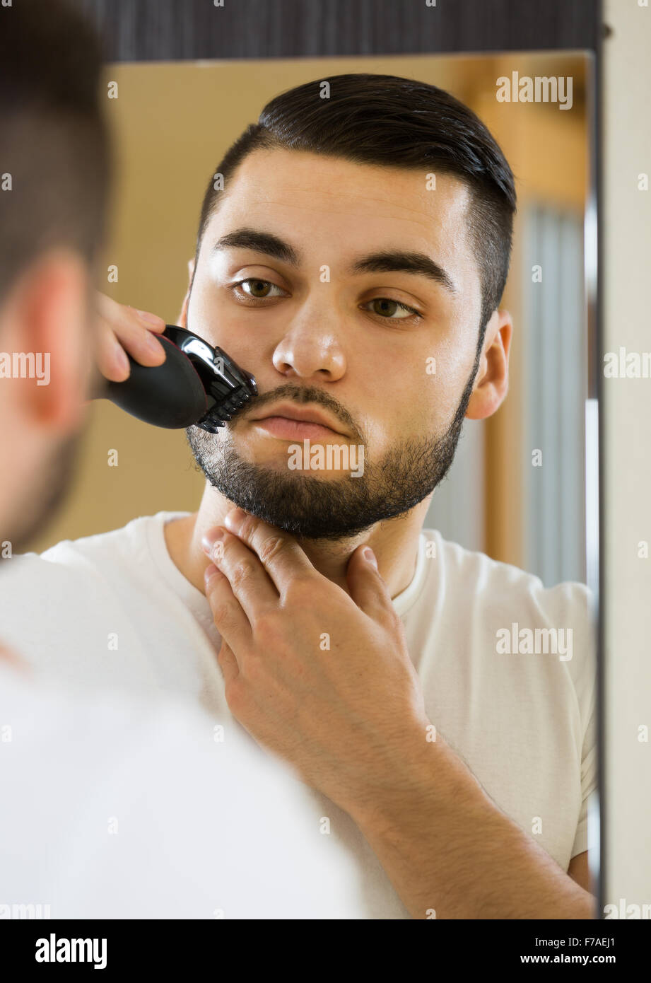Shaving sad hi-res stock photography and images - Alamy