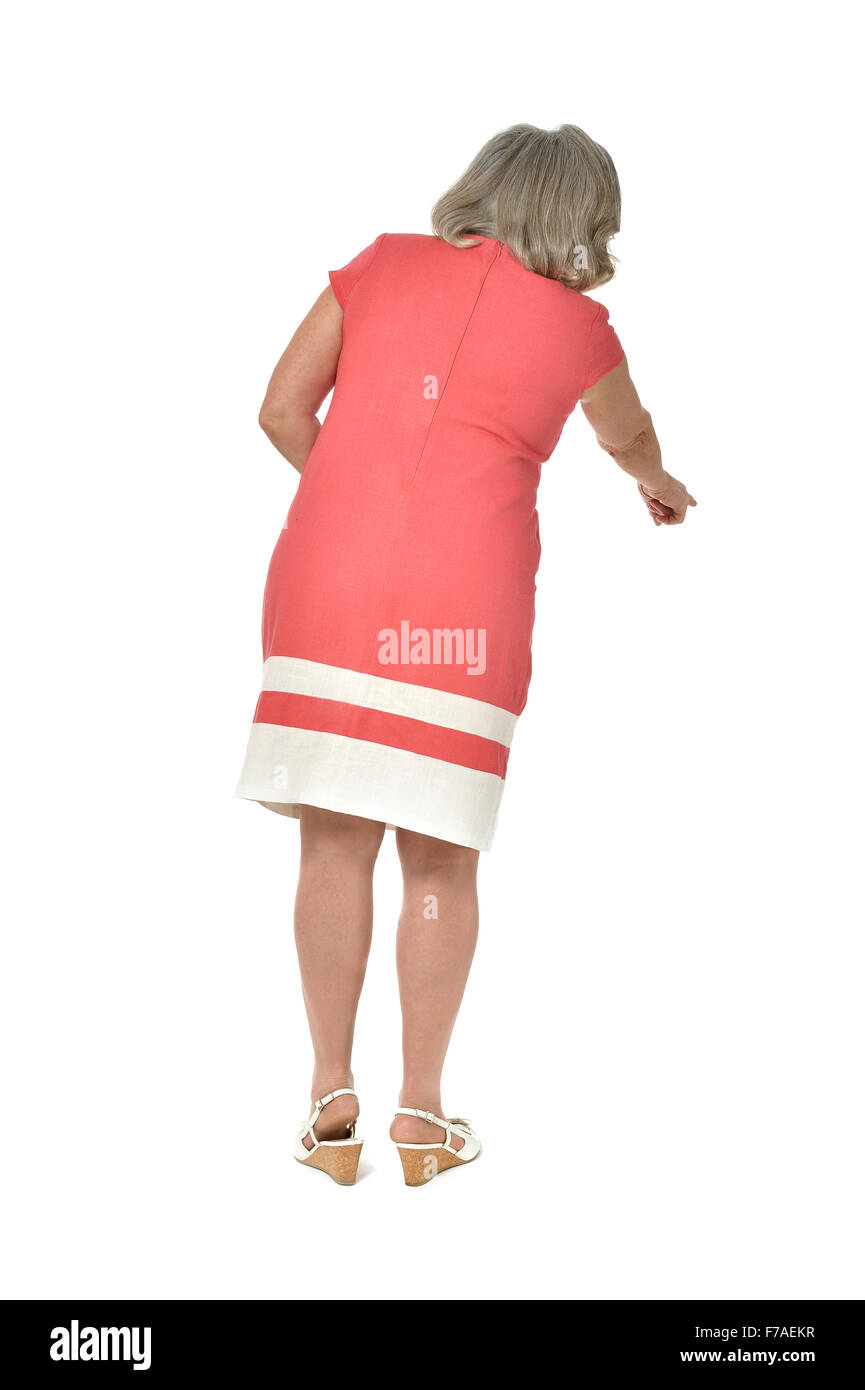 Back view portrait hi-res stock photography and images - Alamy