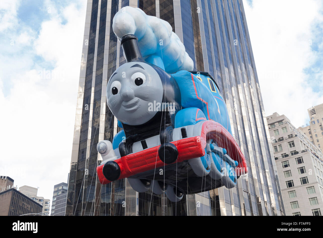New York, NY USA - November 26, 2015: Giant Thomas the Tank Engine ...
