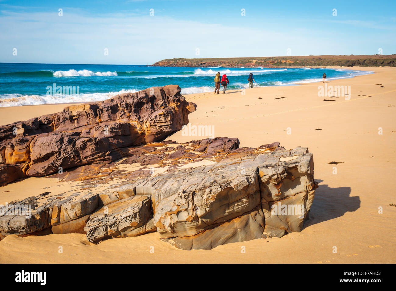 Pristine beach on Nadgee wilderness walk Stock Photo - Alamy