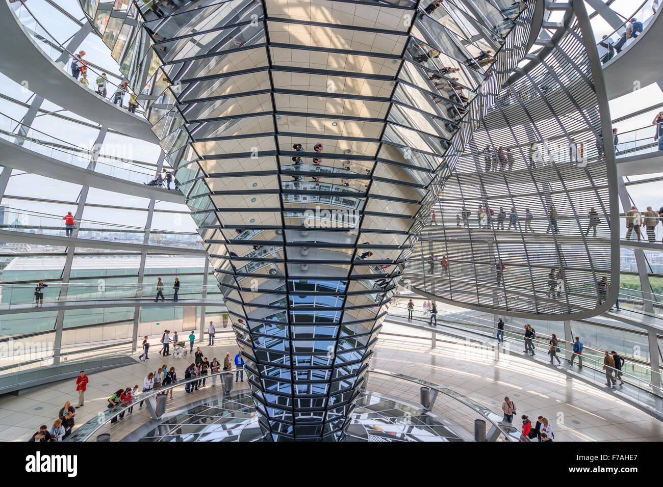 Reichstag glass dome in Berlin Stock Photo - Alamy