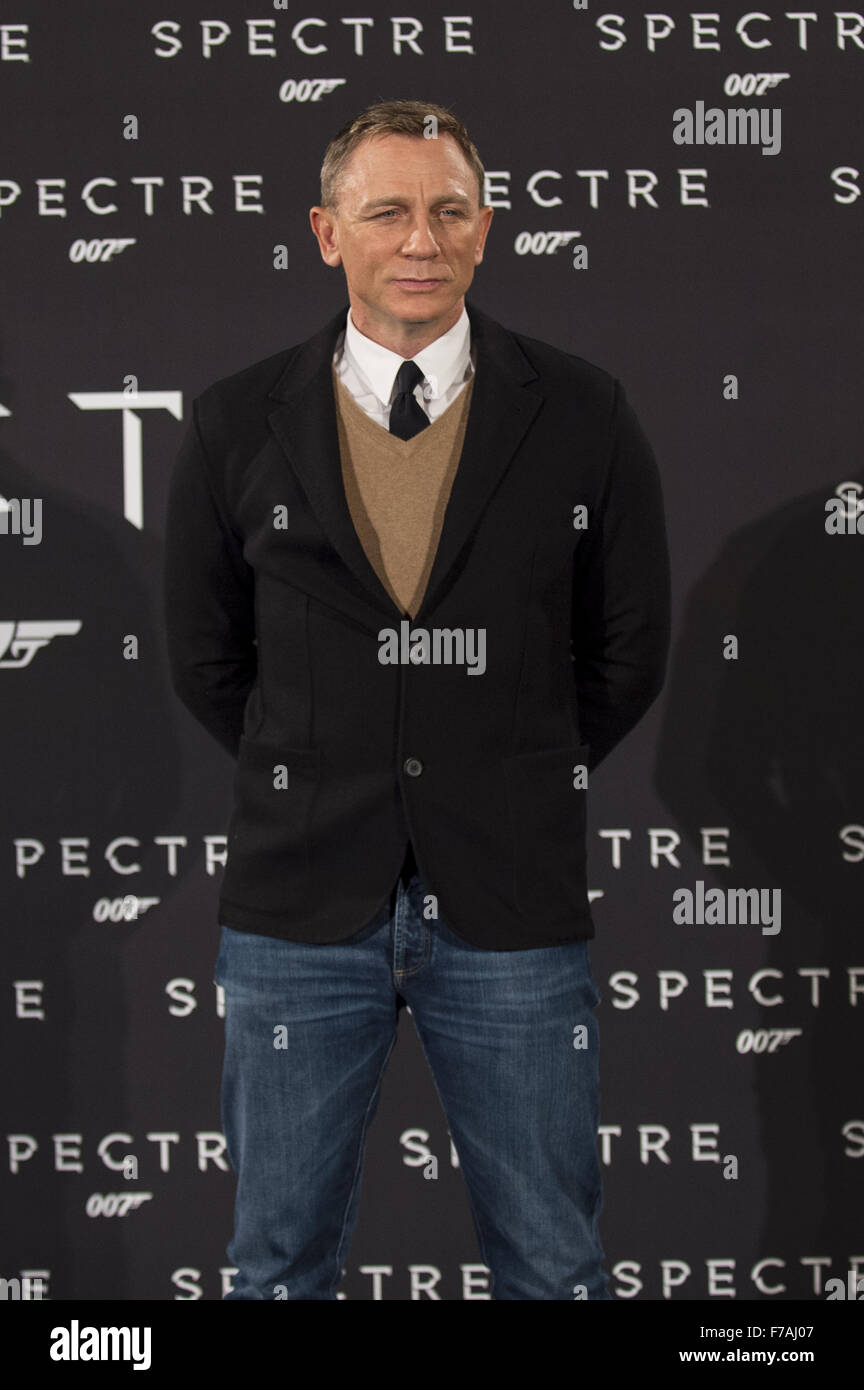 007 Spectre attend photocall at ST. Renis Grandi Hotel in Rome ...