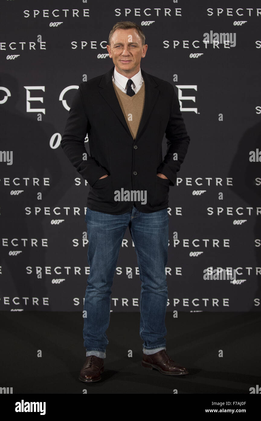 007 Spectre attend photocall at ST. Renis Grandi Hotel in Rome ...