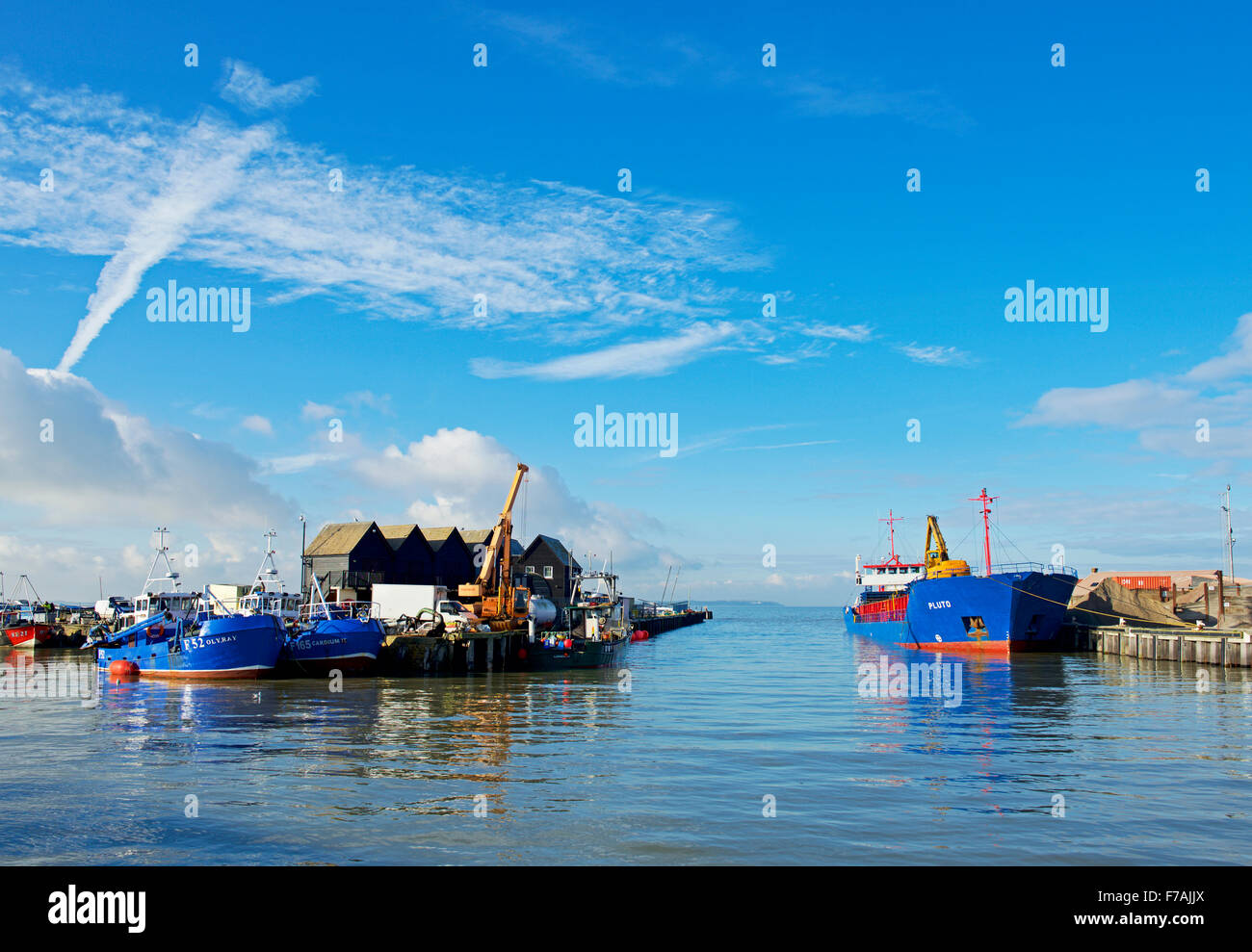 Whitstable Harbour, Kent, England UK Stock Photo - Alamy