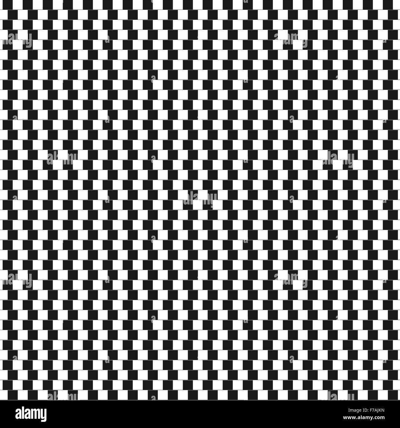 Optical illusion - vertical parallel lines made from small black and ...